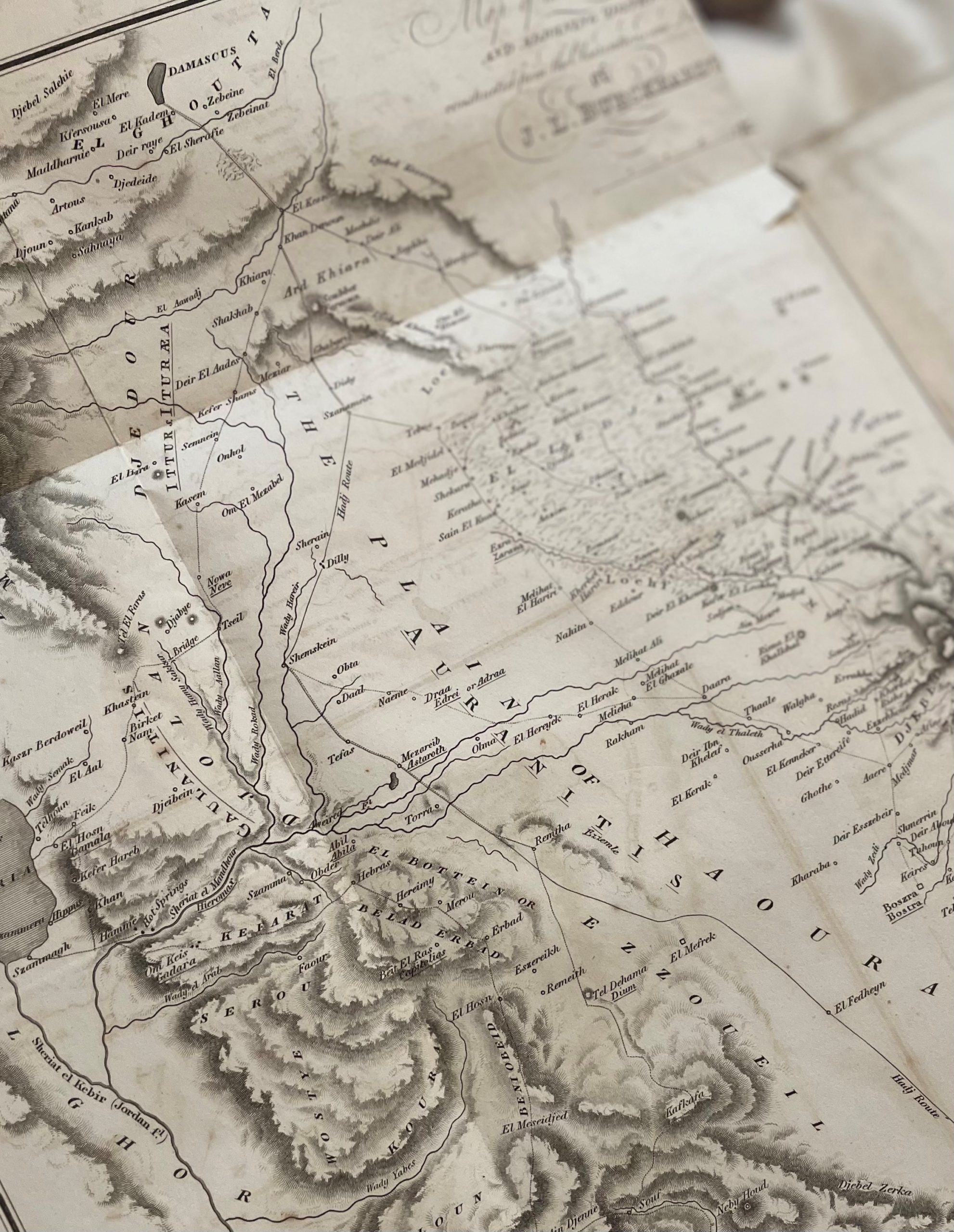 Burckhardt's Travels in Syria and the Holy Land (1822) - The Devon and ...