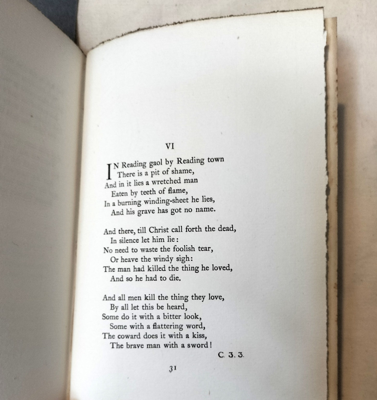 Oscar Wilde's 'The Ballad of Reading Gaol' - The Devon and Exeter ...